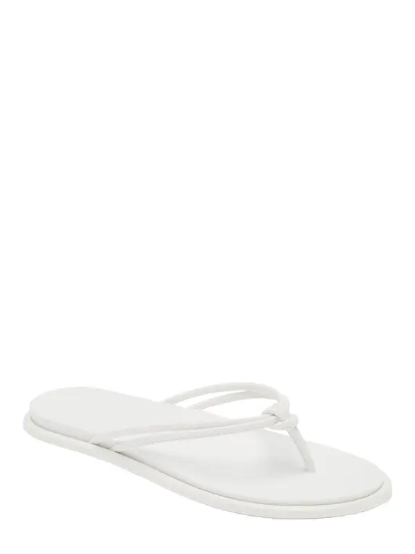 Olukai Knotted Strap Flip-flops - White/white