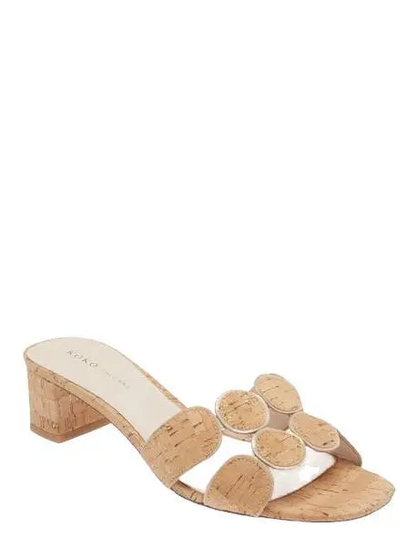 KOKO + PALENKI Lively Slide Sandal - Cork
