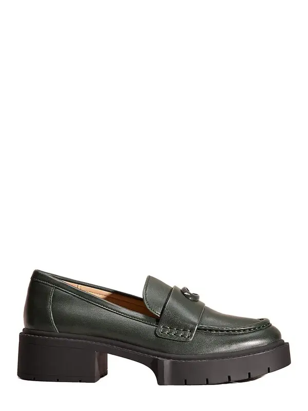 Coach Restored Leah Loafer - Amazon Green