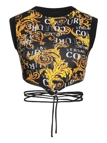 Versace T-shirt Size Cotton, Elastane - Black