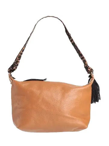 ANITA BILARDI Handbag In Calfskin With Tassels - Beige