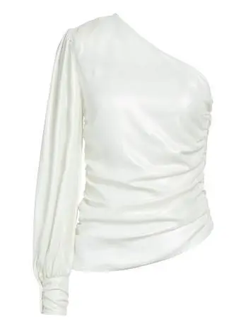 Pinko Top Ivory Polyester - White
