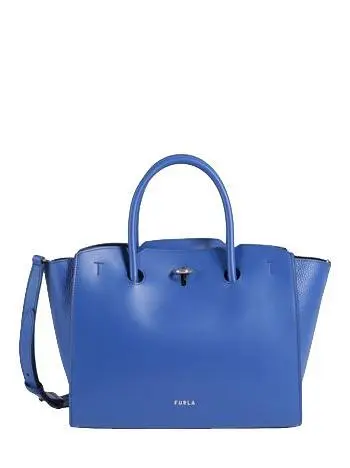 Furla Calfskin Handbag - Blue