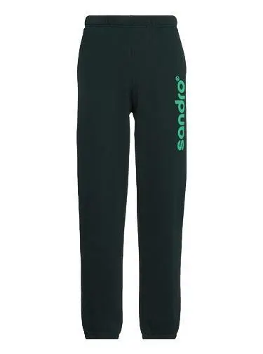 Sandro Pants Size Cotton, Elastane - Green