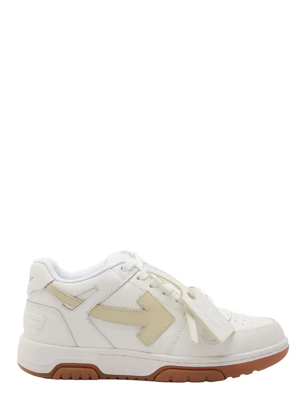 Off-White Out Of Office Panelled Leather Sneakers - White