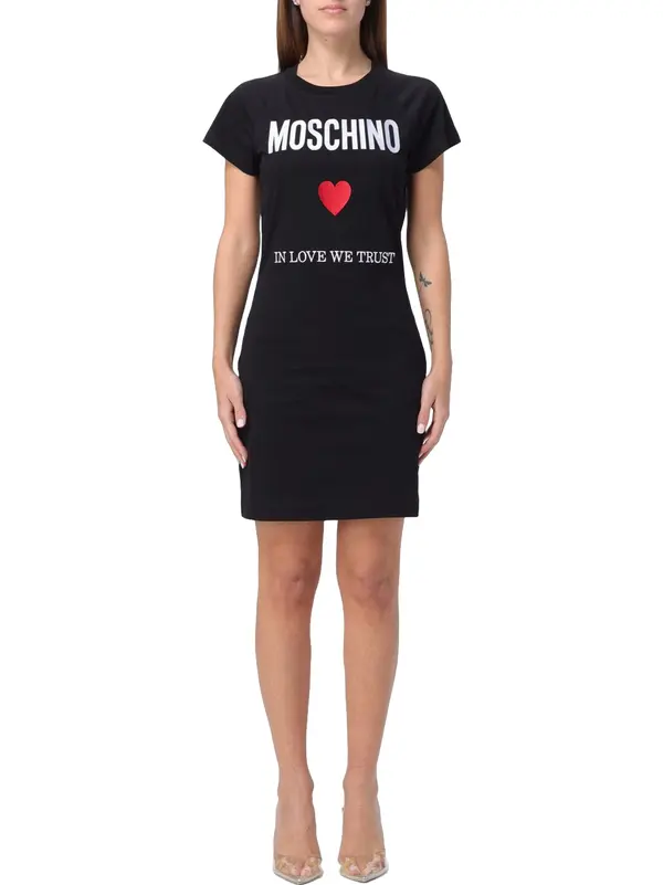 Moschino T-shirt Dress - Black