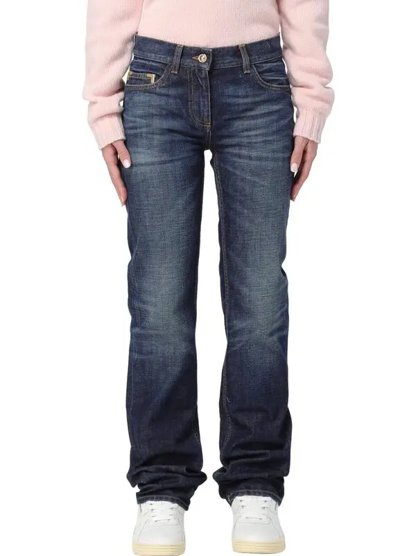 Palm Angels Straight Leg Jeans - Denim