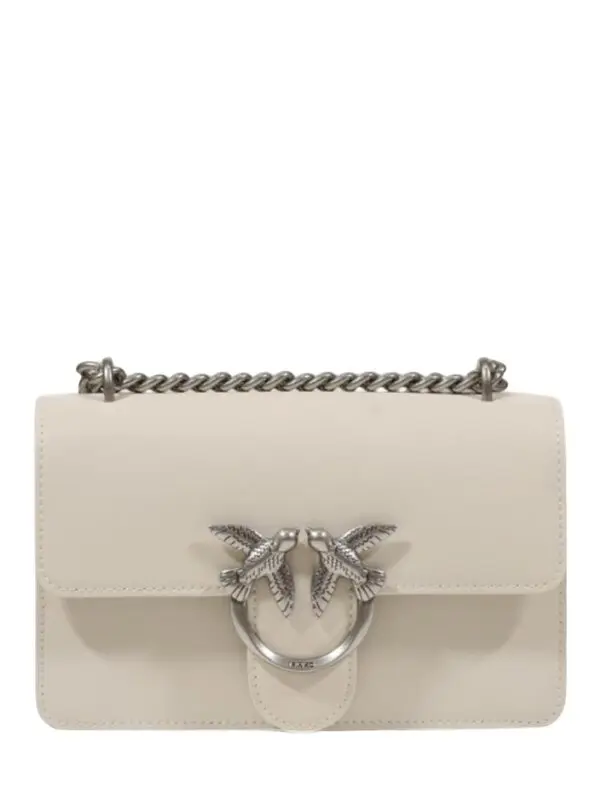 Pinko Mini Bag With Chain Strap - White 1