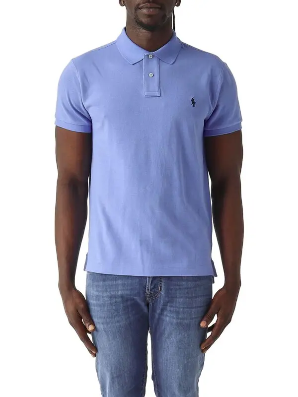 Polo Ralph Lauren Cotton Polo Shirt With Logo - Navy
