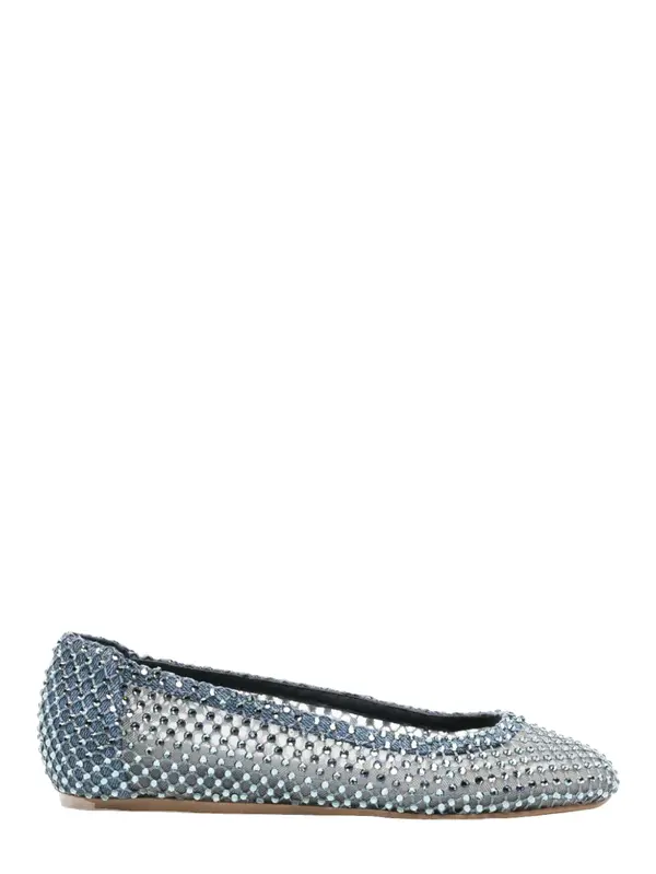 LE SILLA Gilda Crystal-embellished Ballerina Shoes - Blue