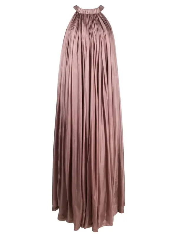 Rick Owens Medusa Silk Maxi Dress - Pink