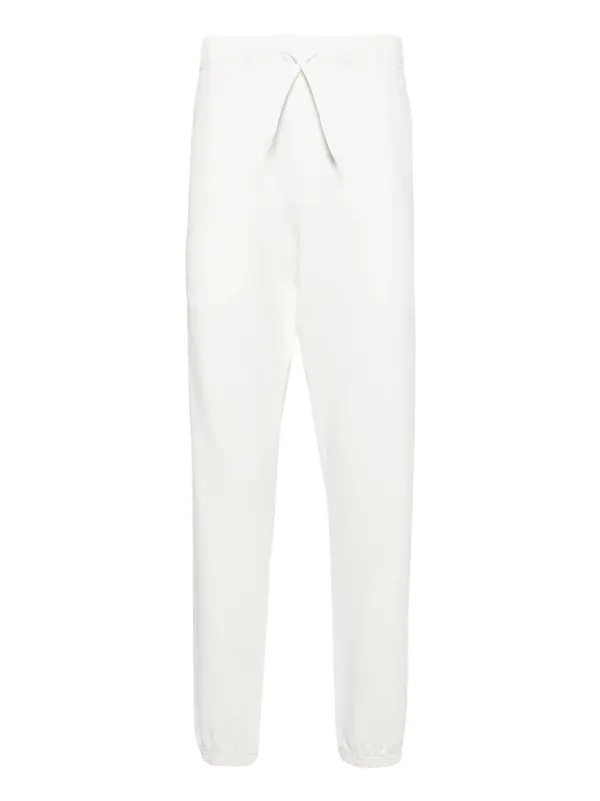AUTRY Logo-patch Cotton Track Trousers - White