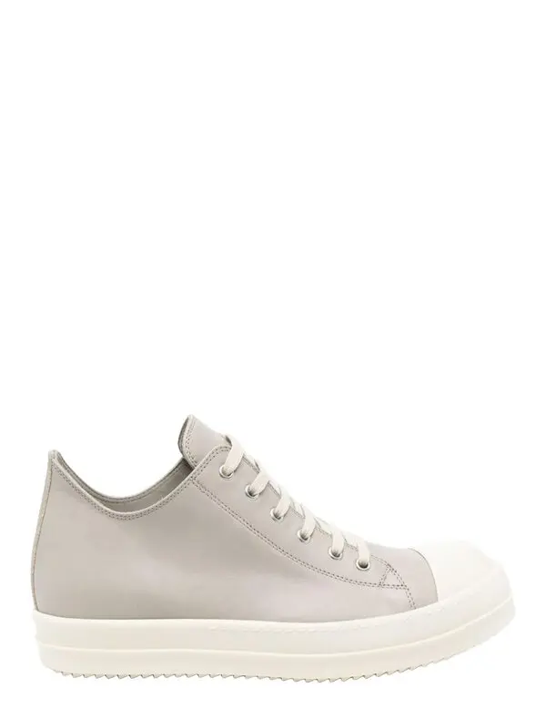 Rick Owens Low-top Leather Sneakers - Grey