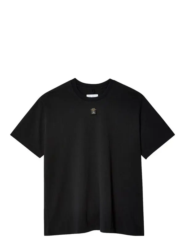 DOUBLET Sd Card Cotton T-shirt - Black