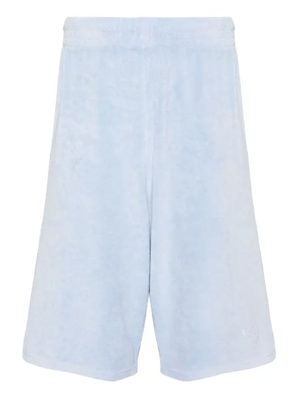 Martine Rose Towelling Knee-length Shorts - Blue