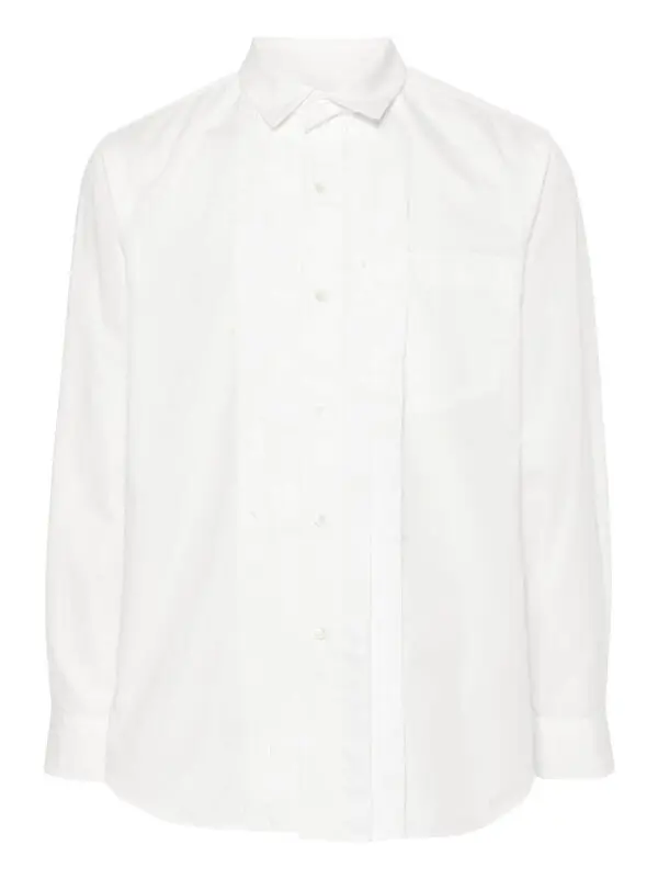 Sacai Seam-detail Shirt - White