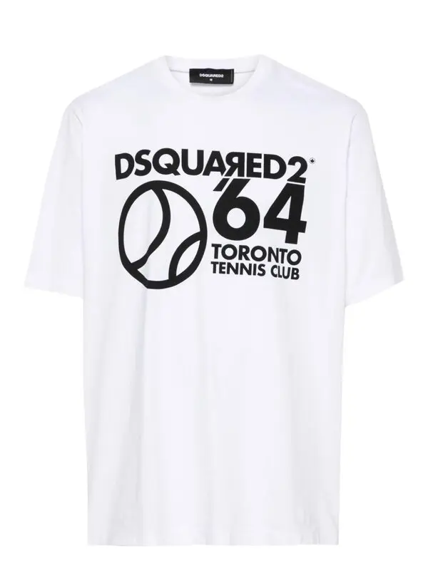Dsquared2 Logo-print Cotton T-shirt - White