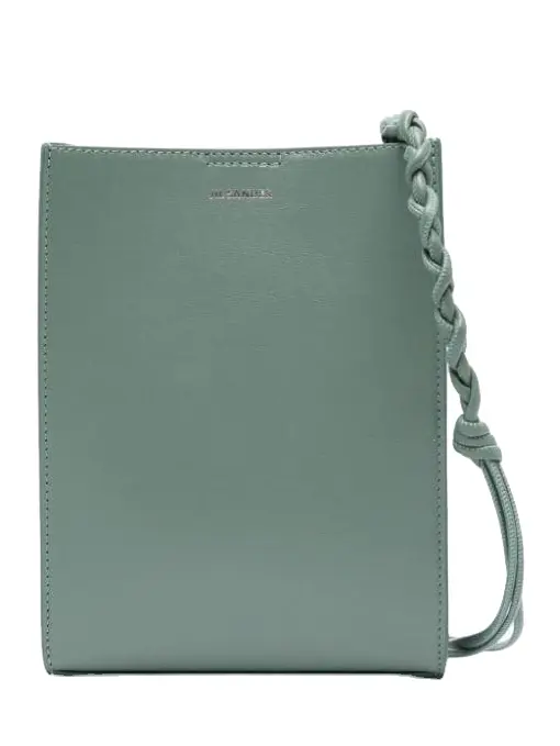 JIL SANDER Small Tangle Leather Cross Body Bag - Green