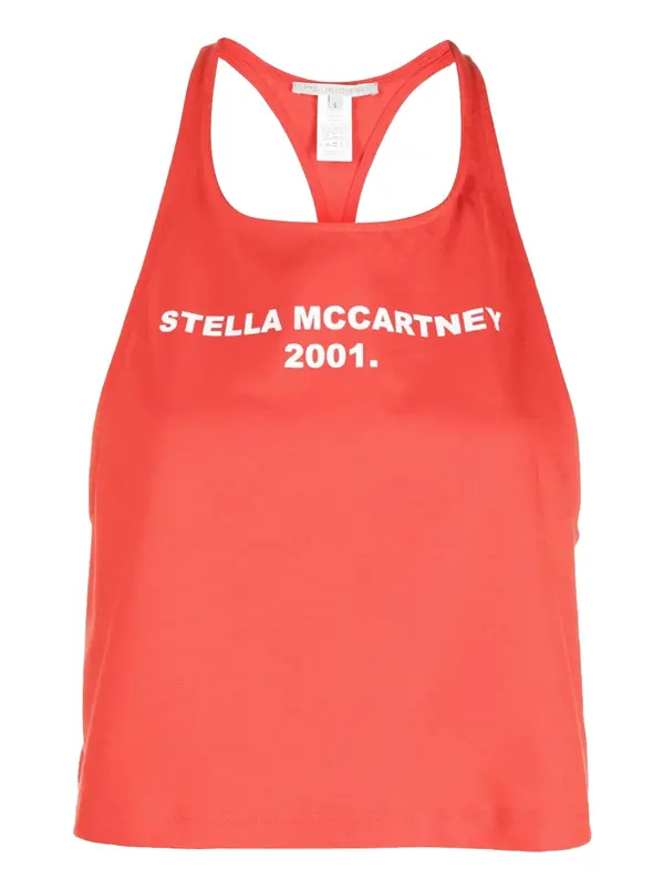 Stella McCartney Logo-print Tank Top - Red