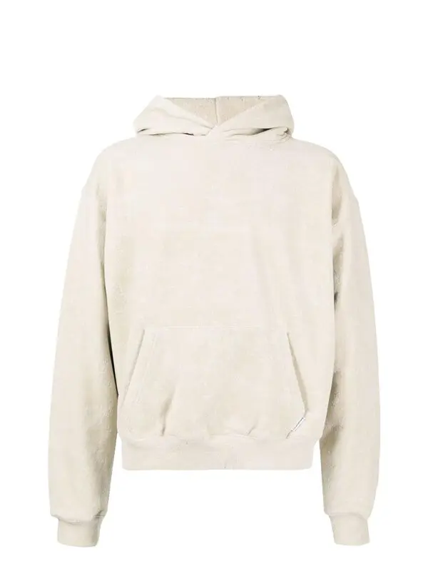 Alexander Wang Flocked Terry Hoodie - Grey