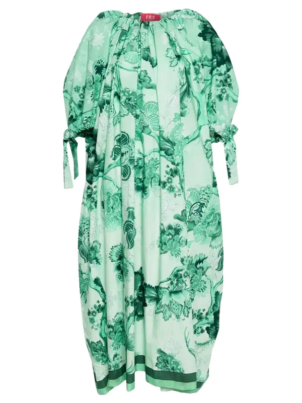 F.R.S FOR RESTLESS SLEEPERS Aretusa Printed Midi Dress - Green