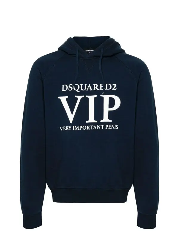 Dsquared2 Raglan Hoodie - Blue