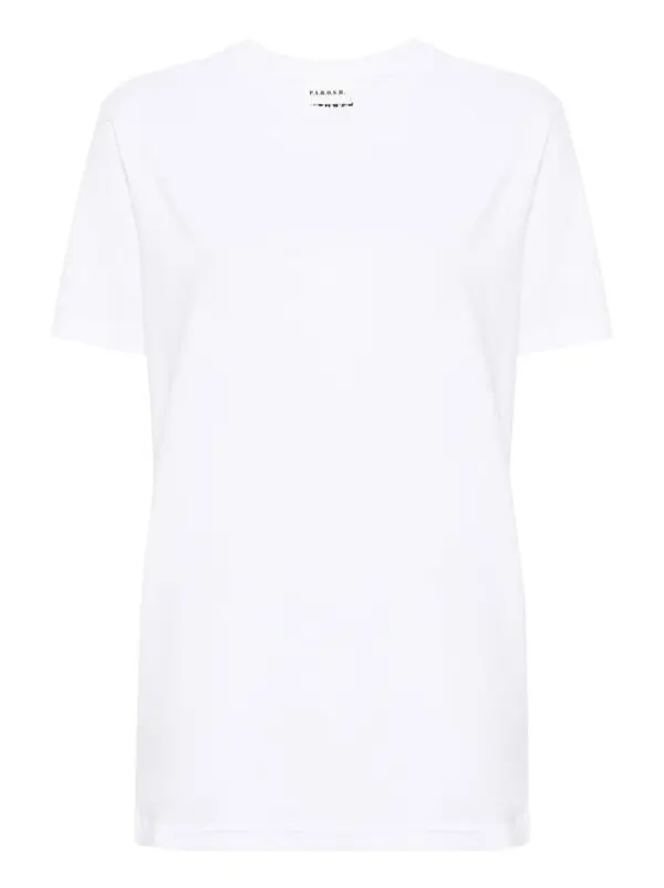 P.a.r.o.s.h Logo-embroidered T-shirt - White