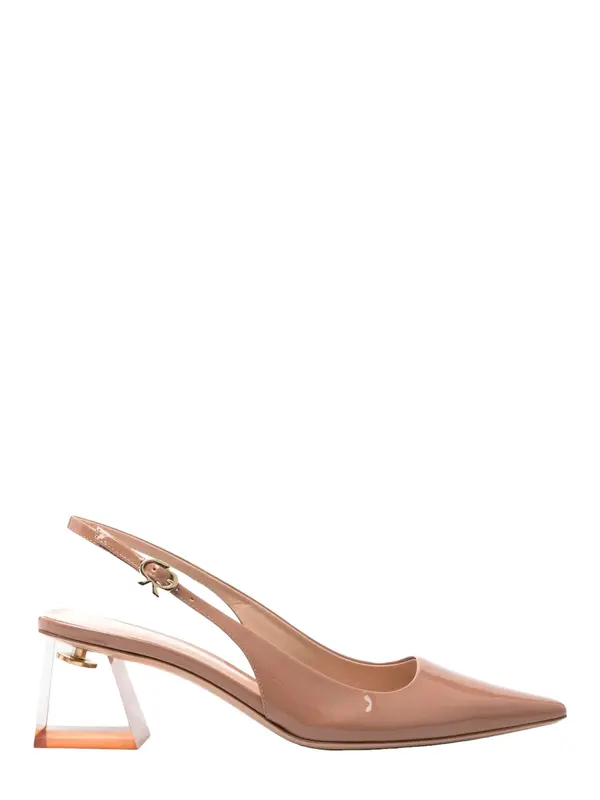 GIANVITO ROSSI 50mm Slingback Pumps - Brown
