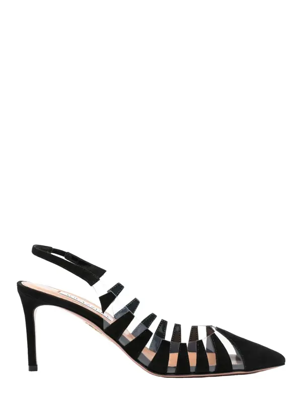 AQUAZZURA Hot Rumor Sling 75mm Pumps - Black