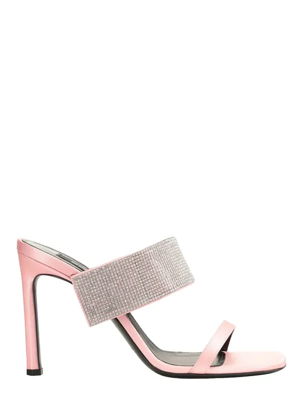 SERGIO ROSSI Sr Paris 95mm Rhinestone Sandals - Pink