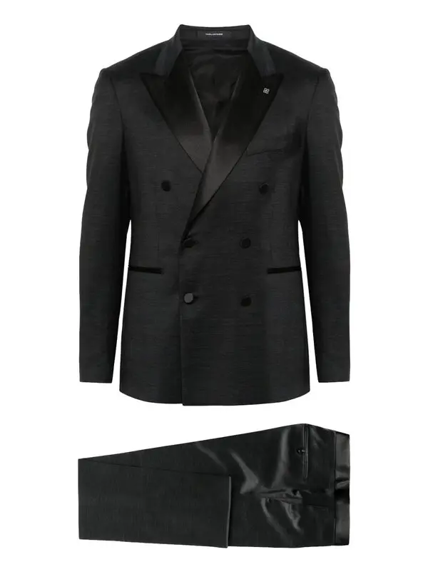 Tagliatore Double-breasted Suit - Black