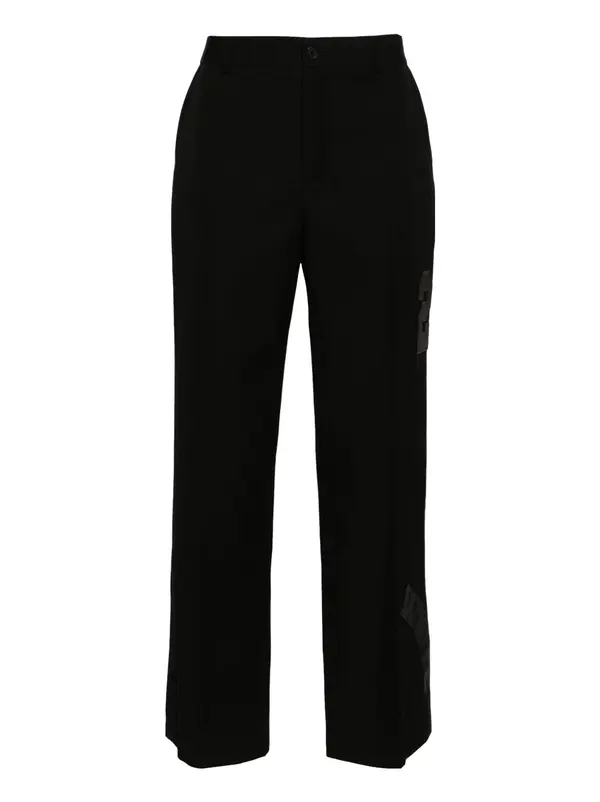 Off-White Straight-leg Trousers - Black
