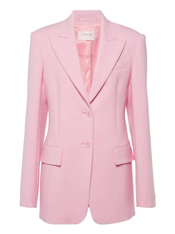 Sportmax Zermat Wool-blend Blazer - Pink