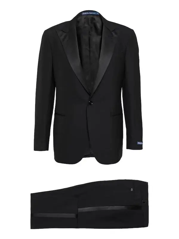 Polo Ralph Lauren Tailored Wool Barathea Tuxedo - Black