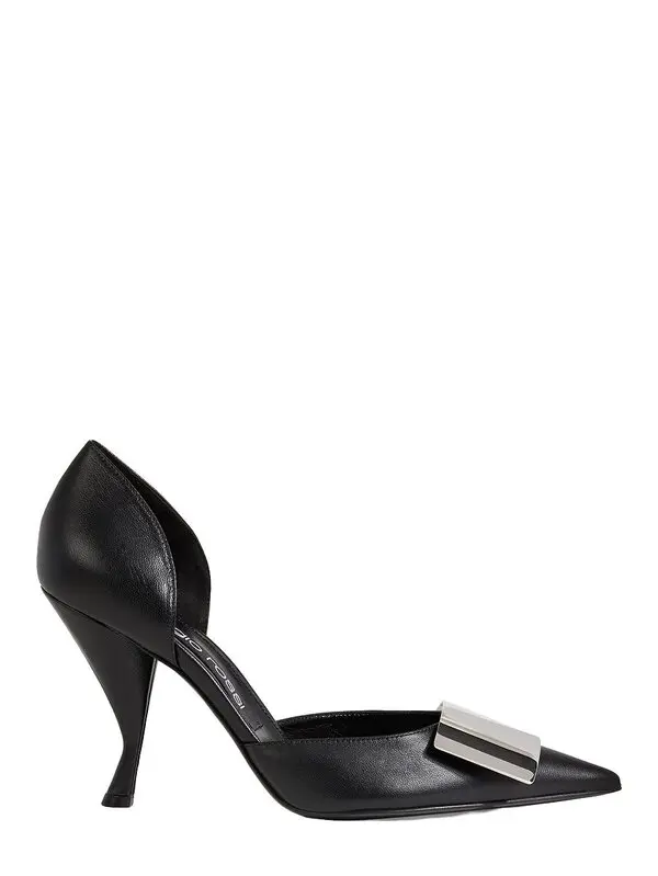 SERGIO ROSSI Sr Miroir 90 Embellished Leather Pumps - Black