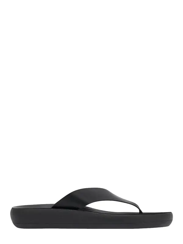 ANCIENT GREEK SANDALS Charys Comfort Slides - Black