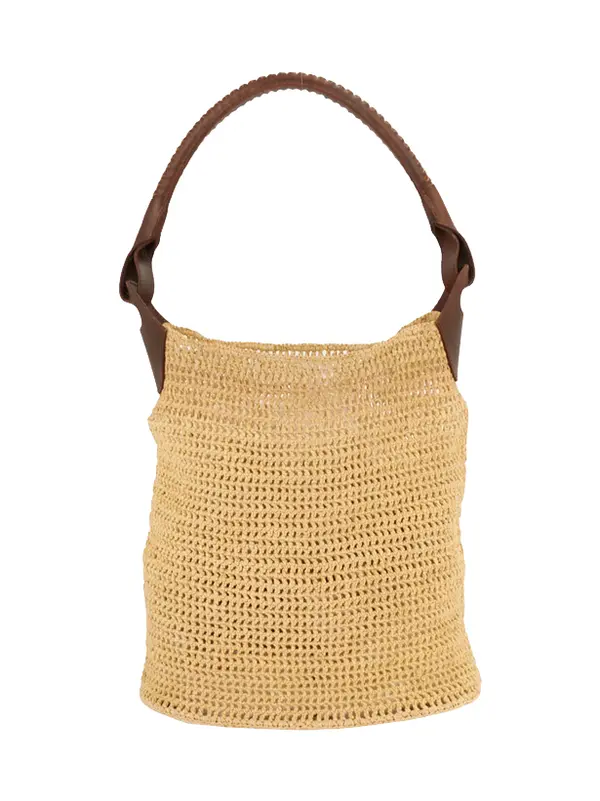ANCIENT GREEK SANDALS Hipissa Bucket Bag - Natural