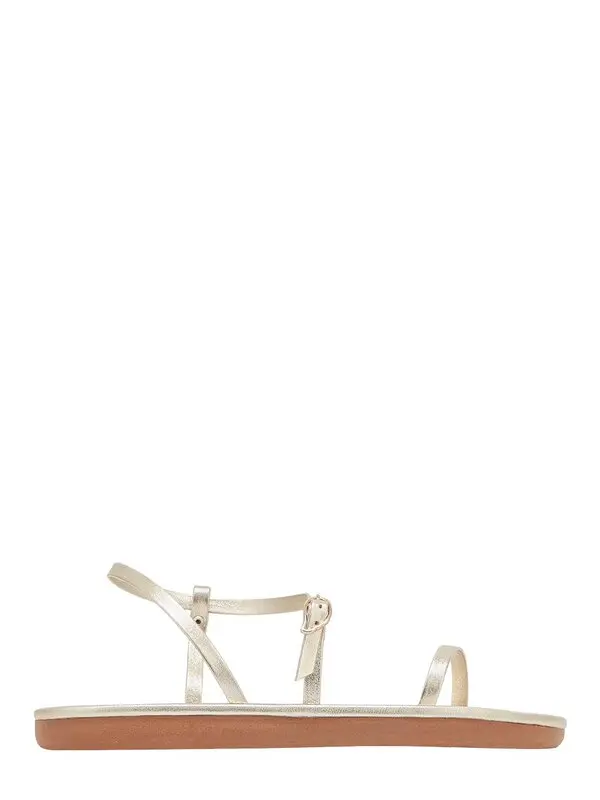 ANCIENT GREEK SANDALS Niove Flip Flops - All Platinum