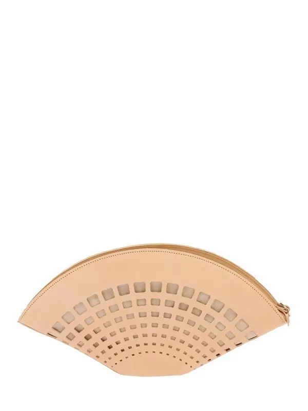 ANCIENT GREEK SANDALS Demijohn Clutch - Natural