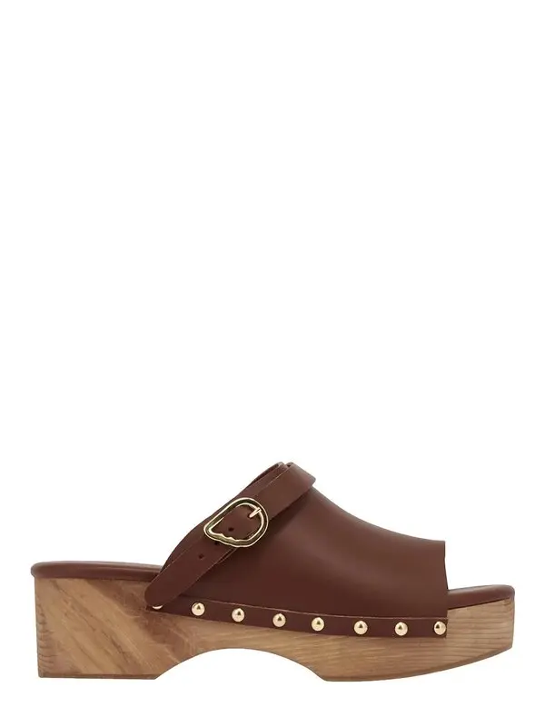ANCIENT GREEK SANDALS Classic Clog - Chestnut