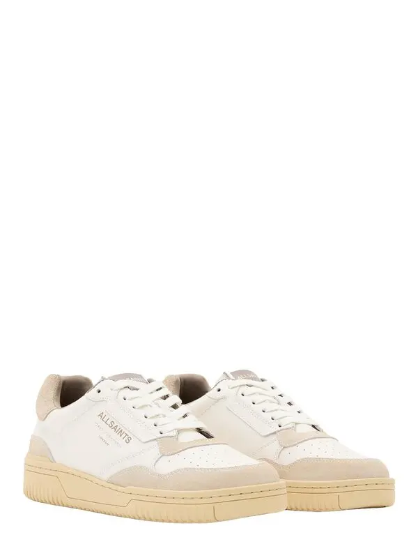 ALLSAINTS Regan Low-top Sneakers - White/stone Grey
