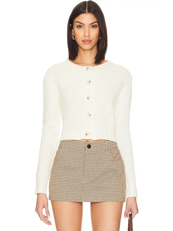 MORE TO COME Alfie Cardigan - Ivory