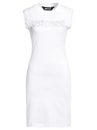 Just Cavalli Mini Bodycon Dress - White