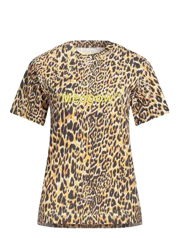 Rabanne Leopard Printed T-shirt - Yellow