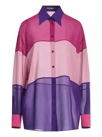 Dolce & Gabbana Crepe Shirt - Purple