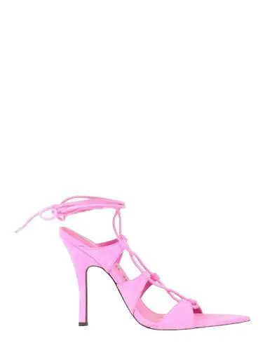 Attico Leather Sandals - Pink