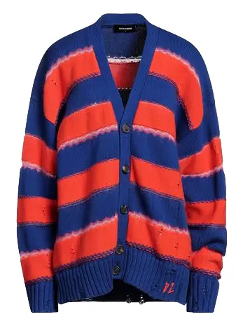 Dsquared2 Striped Knit Cardigan - Blue