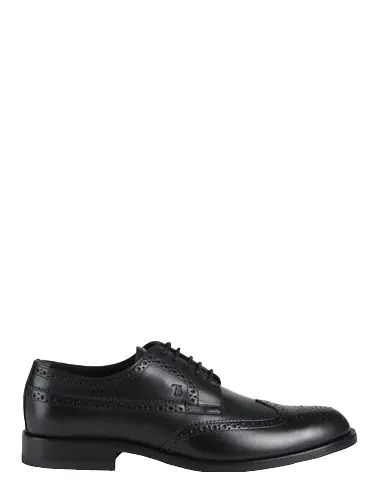 TOD'S Leather Lace-up Brogues - Black