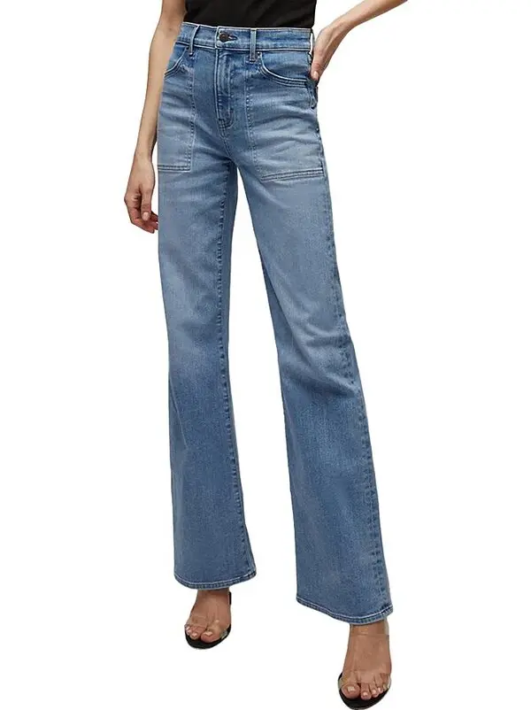 Veronica Beard Crosbie High-rise Wide-leg Jeans - Amethyst