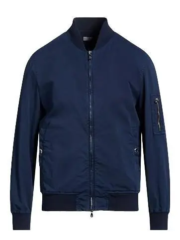 Brunello Cucinelli Denim Bomber Jacket - Navy